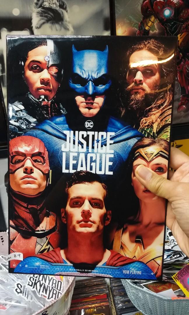 DC JUSTICE LEAGUE FRAME A4 PLAGUE, Furniture & Home Living, Home Decor ...