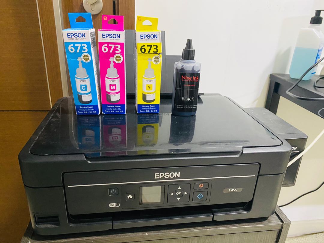 Epson Printer with new ink, Computers & Tech, Printers, Scanners ...