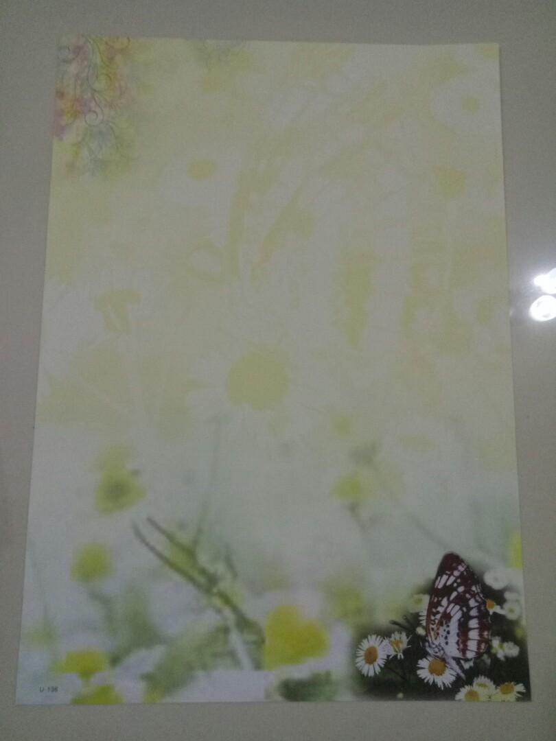 Fancy paper /A4 set C, Hobbies & Toys, Stationery & Craft, Stationery ...