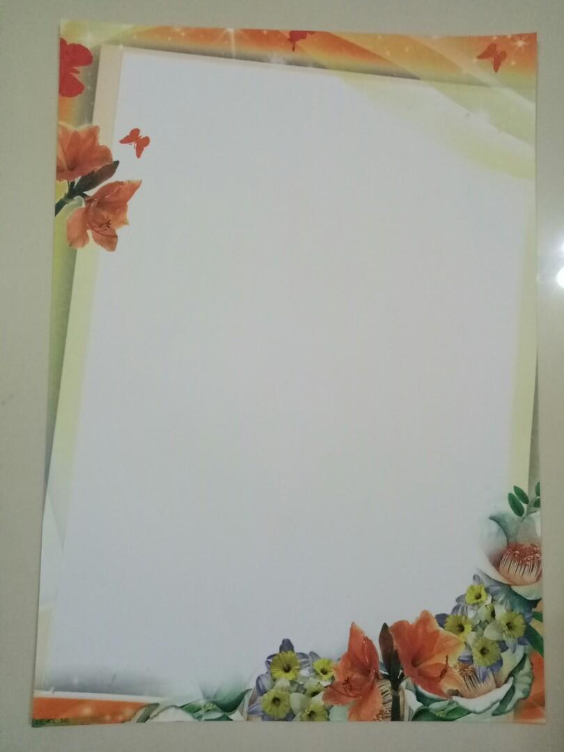 Fancy paper/A4 set B, Hobbies & Toys, Stationery & Craft, Stationery ...
