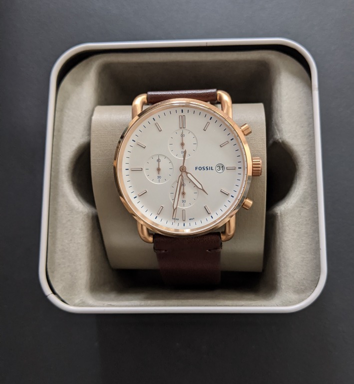 Fossil Commuter Chronograph Watch, Men's Fashion, Watches & Accessories ...