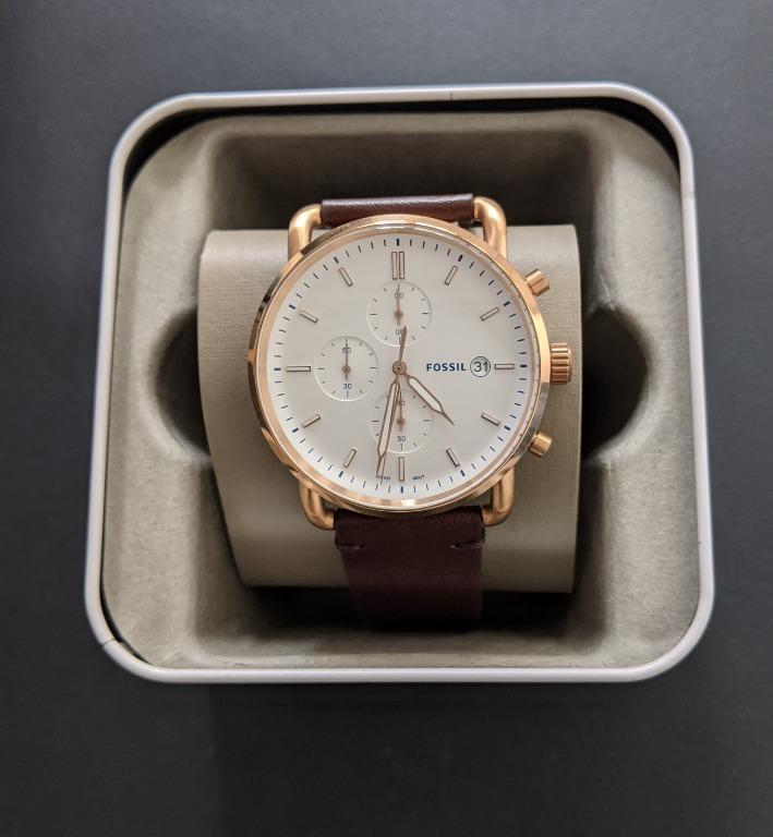 Fossil Commuter Chronograph Watch, Men's Fashion, Watches & Accessories ...