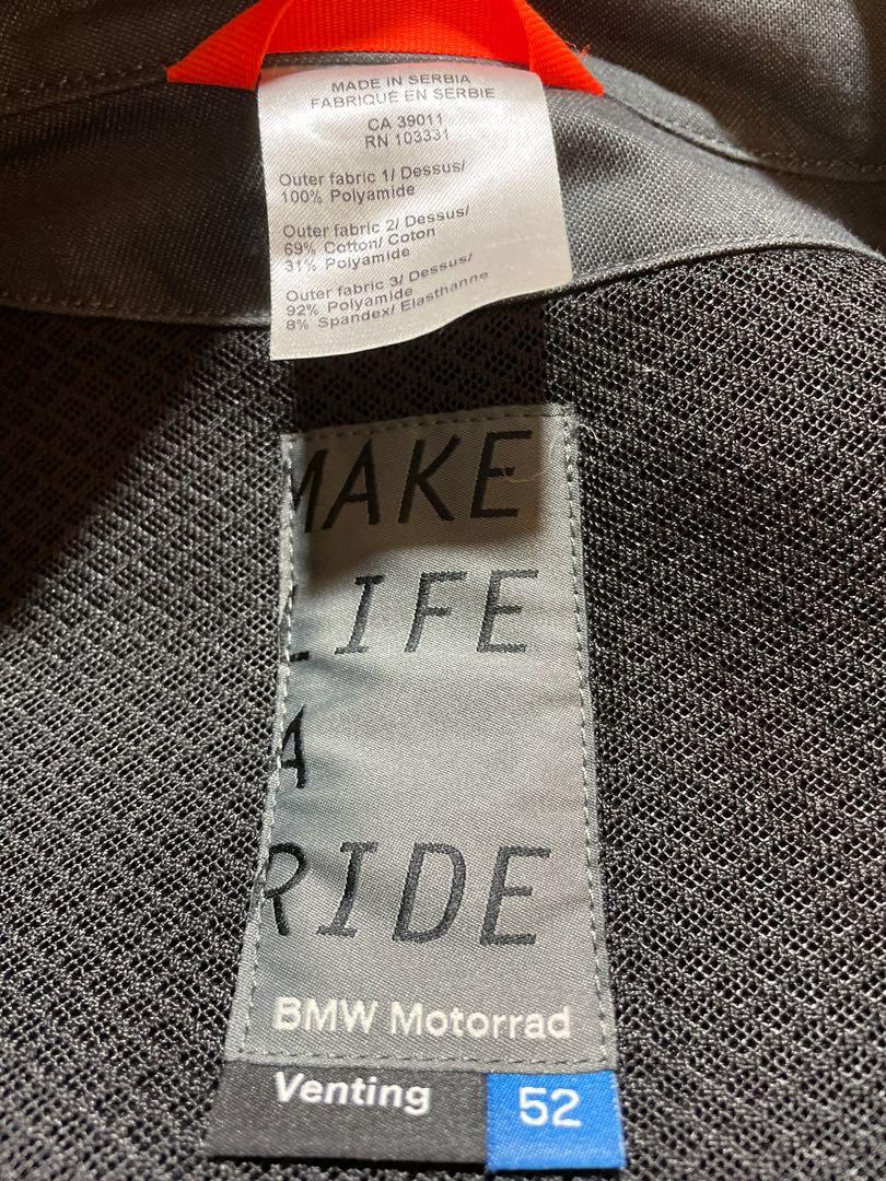 Genuine BMW Jacket Venting Men Anthracite, Motorcycles, Motorcycle Apparel on Carousell