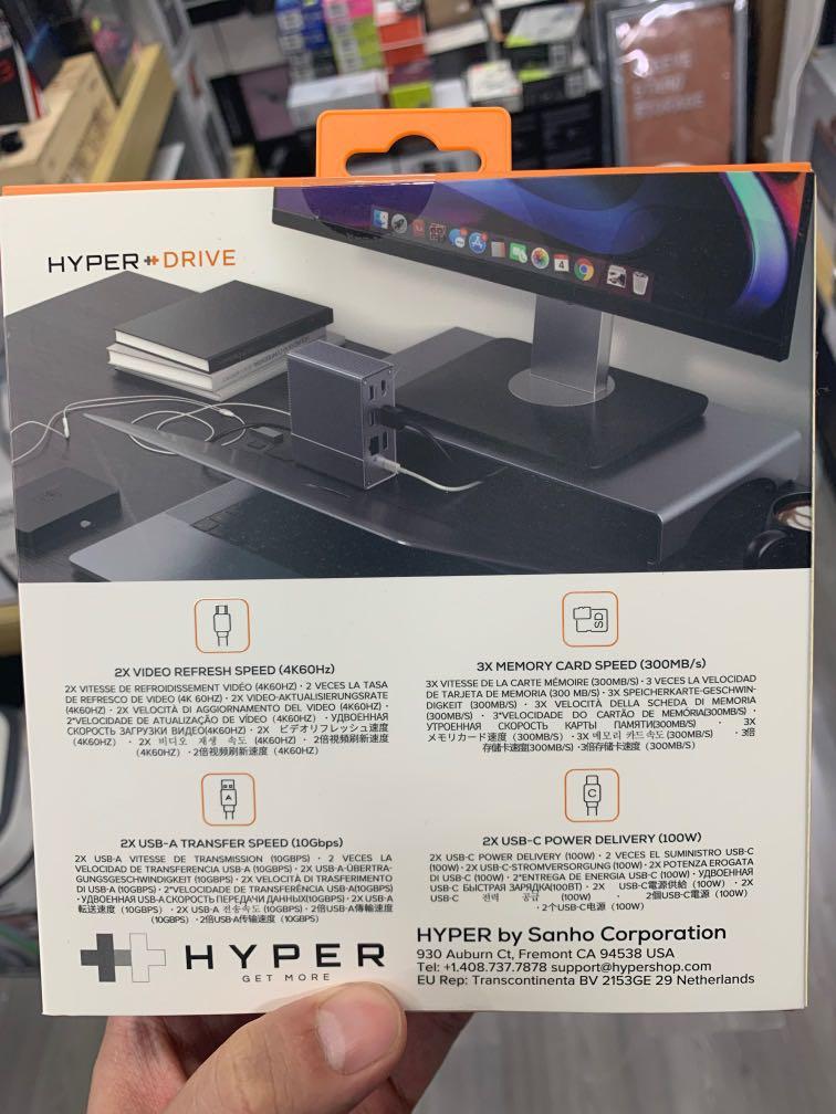 Hyperdrive gen2 usb c hub 12 in 1 , 電腦＆科技, 電腦周邊及配件, 硬碟及儲存器 - Carousell
