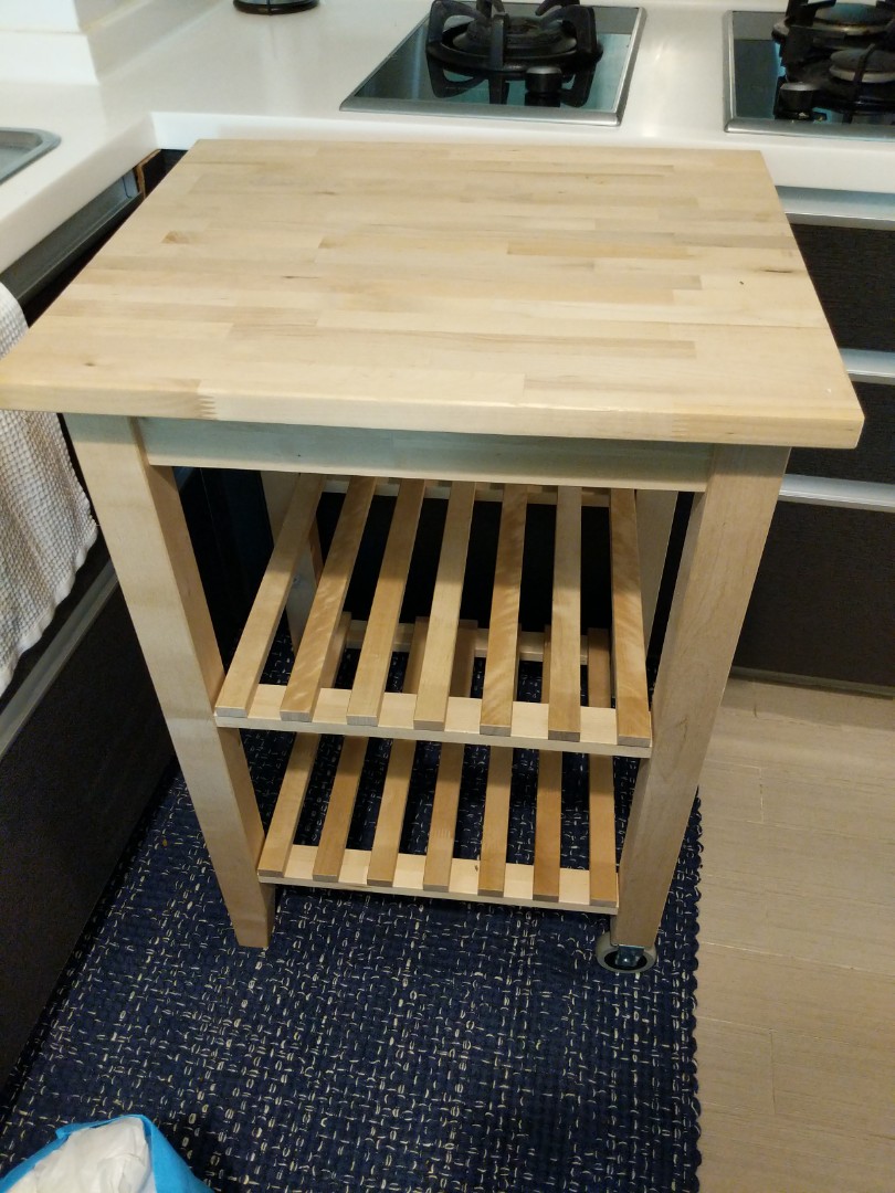 IKEA kitchen bench, Furniture & Home Living, Furniture, Shelves ...