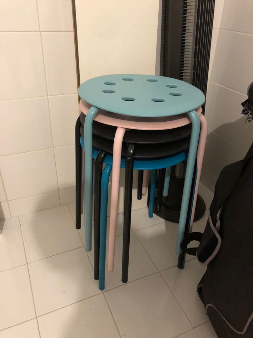 IKEA stool, Furniture & Home Living, Furniture, Chairs on Carousell