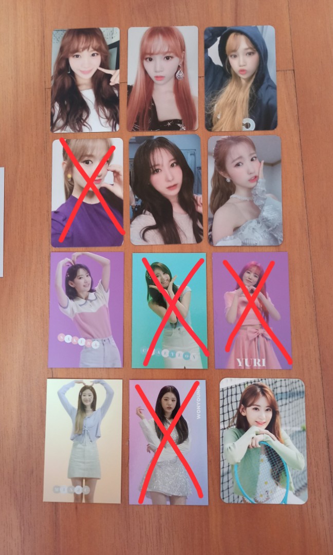 izone iz*one photocards (sakura chaewon chaeyeon minju yuri yujin ...