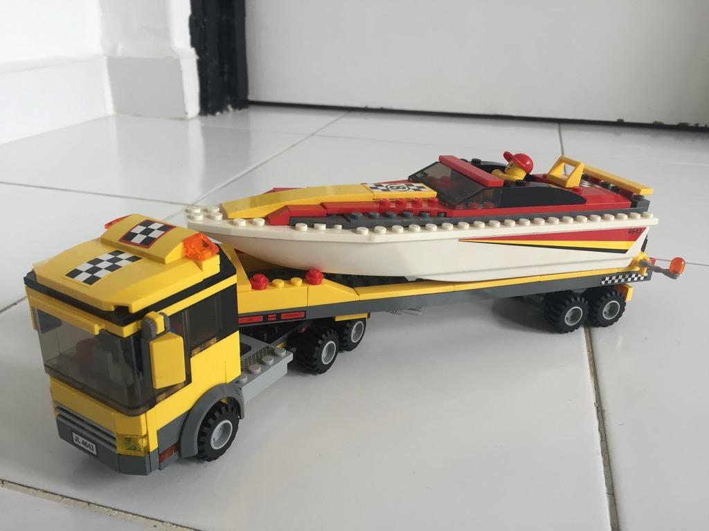 Lego City Powerboat Transporter, Hobbies & Toys, Toys & Games on Carousell