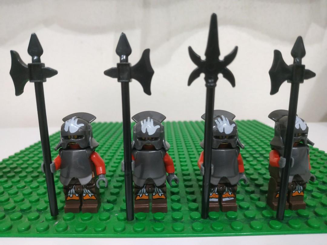 LEGO Compatible LOTR Uruk Hai Orc with Halberd, Hobbies & Toys, Toys ...