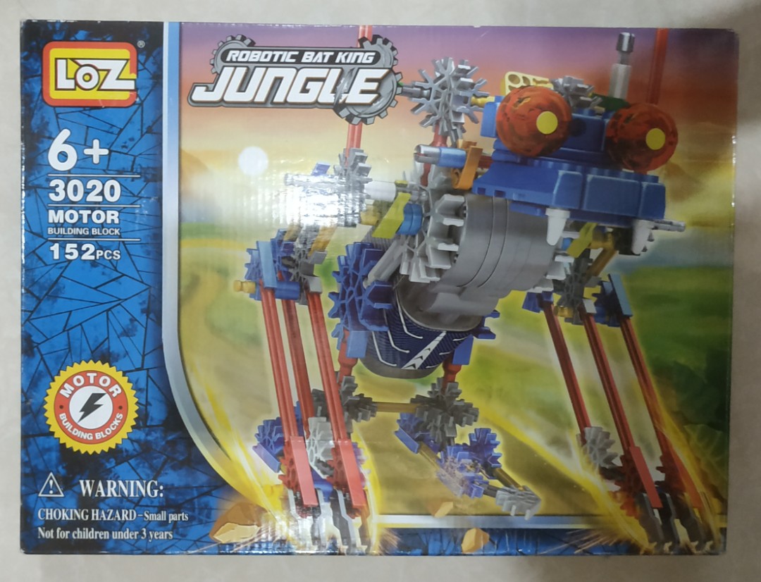 Mainan Anak LOZ 3020 Motor Building Block Robots Jungle, Toys ...