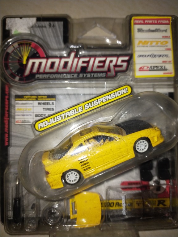 Modifiers adjustable suspension, Yellow 2000 Acura Type R, Hobbies ...
