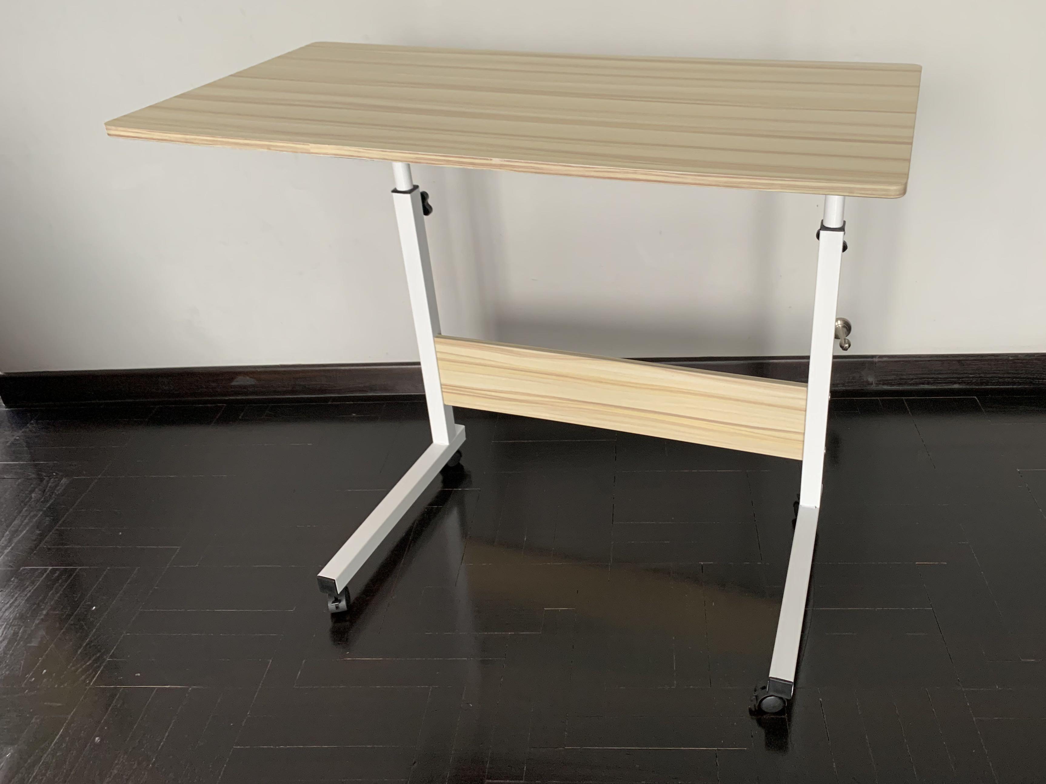 Movable study table, Furniture & Home Living, Furniture, Tables & Sets ...