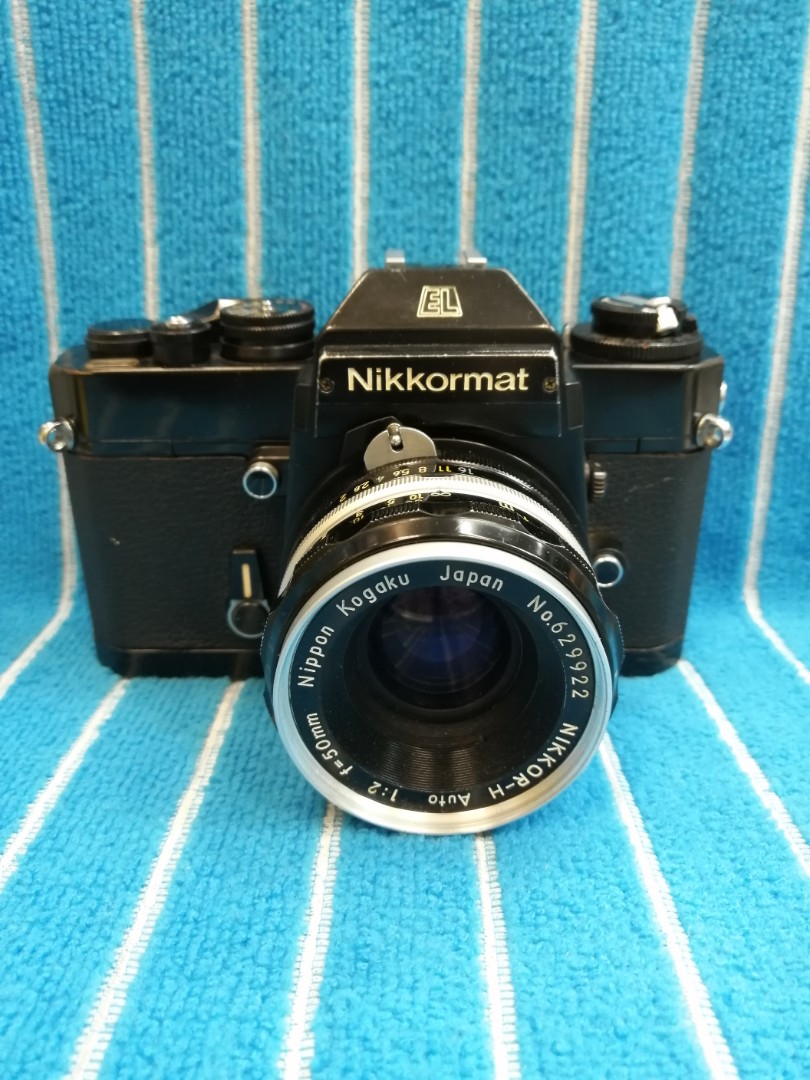 Nikkormat EL slr with 50mm, Photography, Cameras on Carousell
