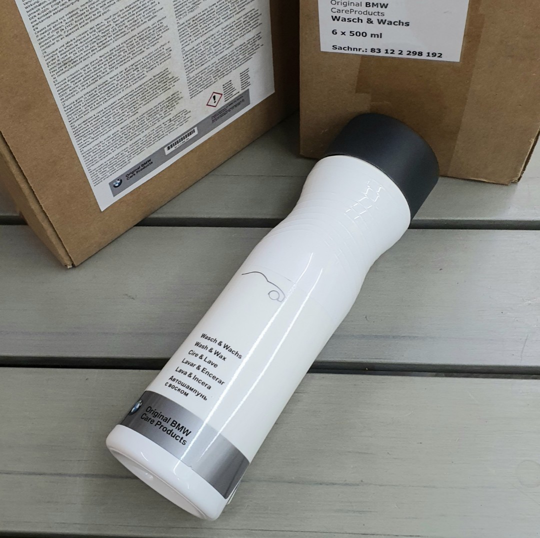 Original BMW 2 in 1 Carwash Shampoo & Wax (Car Care Paint Polish ...