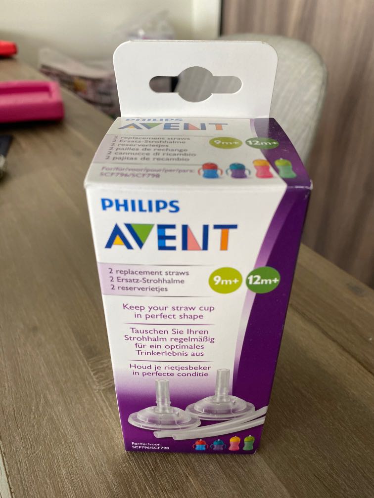 Philips Avent Bottle 2x replacement straws, Babies & Kids, Nursing ...