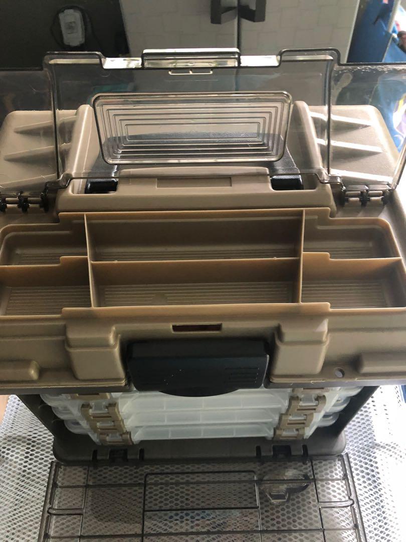 Plano 1374 4-By Rack System 3700 Organiser/Storage/Tackle Box ...