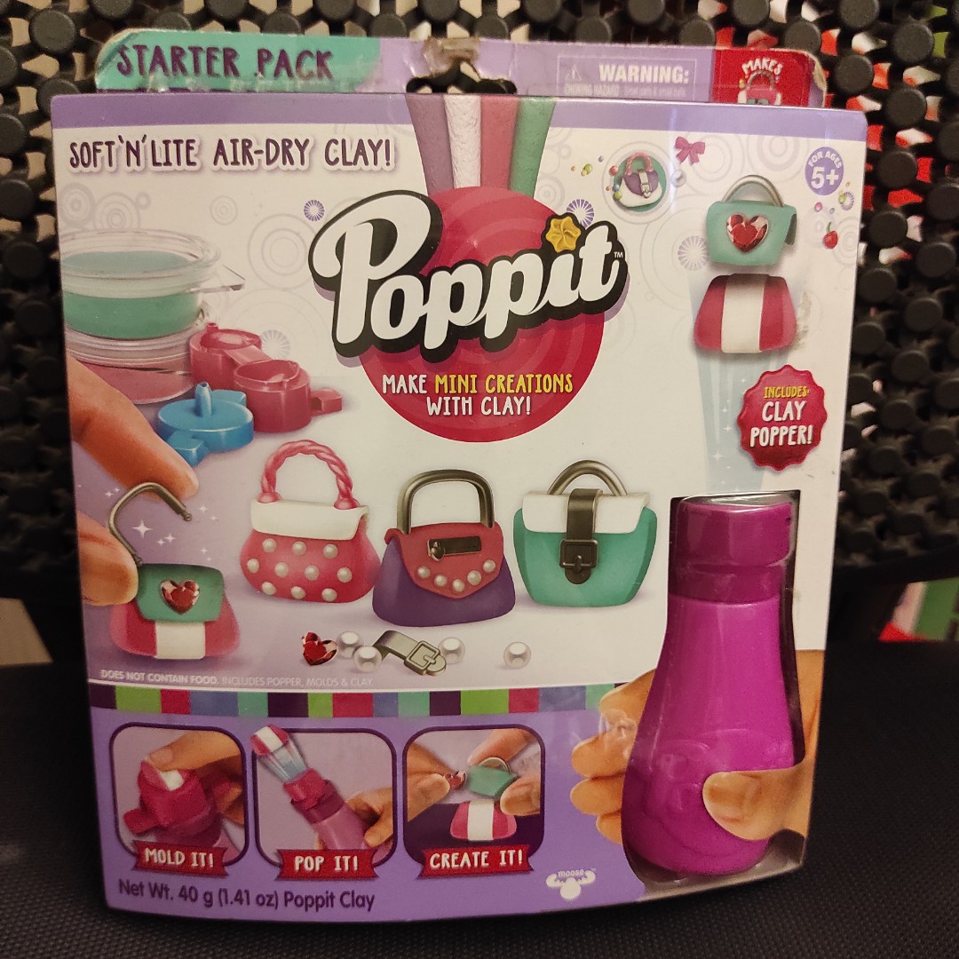 Poppit clay with additional 6 color clay, Hobbies & Toys, Toys & Games ...