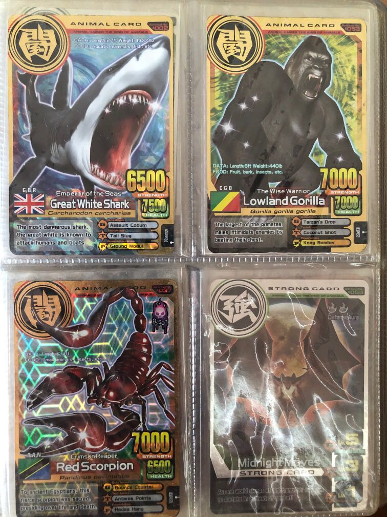 Rare Gen 1 Animal Kaiser Cards MINT CONDITION, Hobbies & Toys, Toys & Games on Carousell