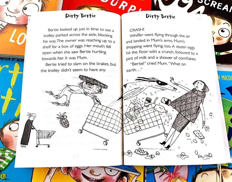 [SG STOCK] Dirty Bertie series (20 books), Hobbies & Toys, Books ...