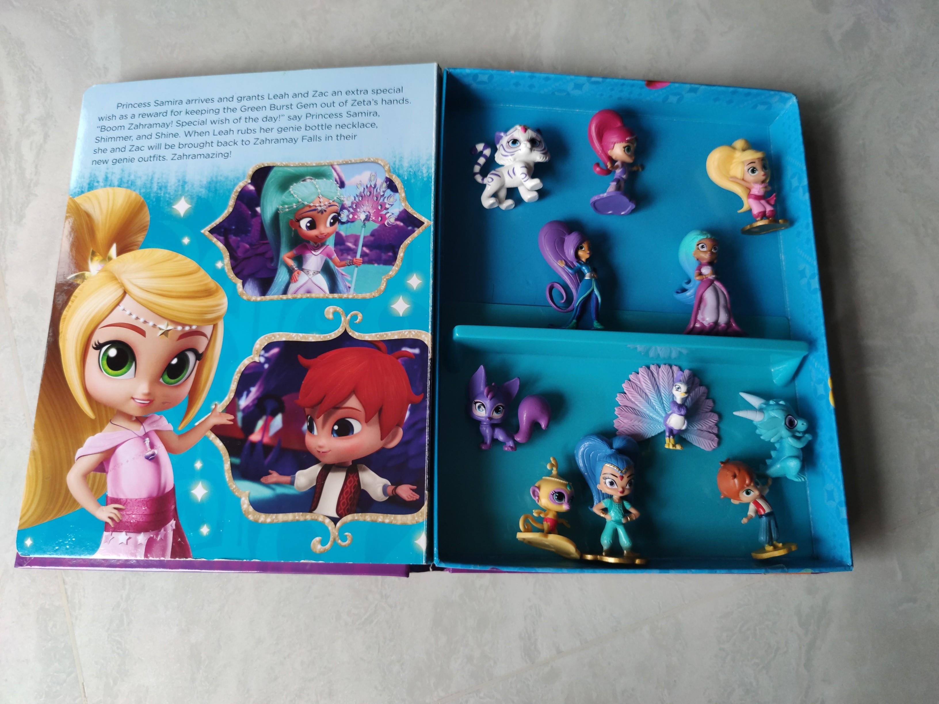 Shimmer and Shine Book with Figurines, Hobbies & Toys, Books ...