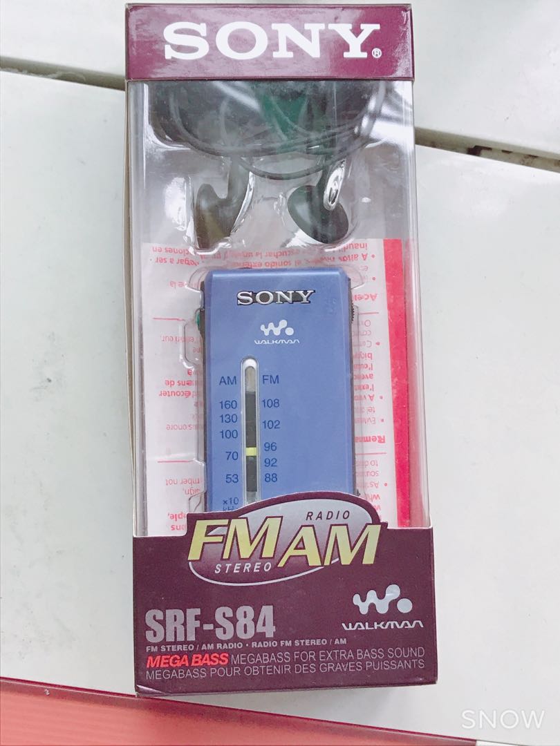 Sony SRF-S84收音機, 音響器材, 音樂播放裝置 MP3及CD Player - Carousell