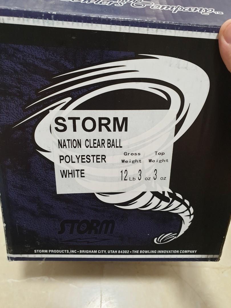 Storm Nation Black Logo Bowling Ball, Sports, Sports & Games Equipment ...