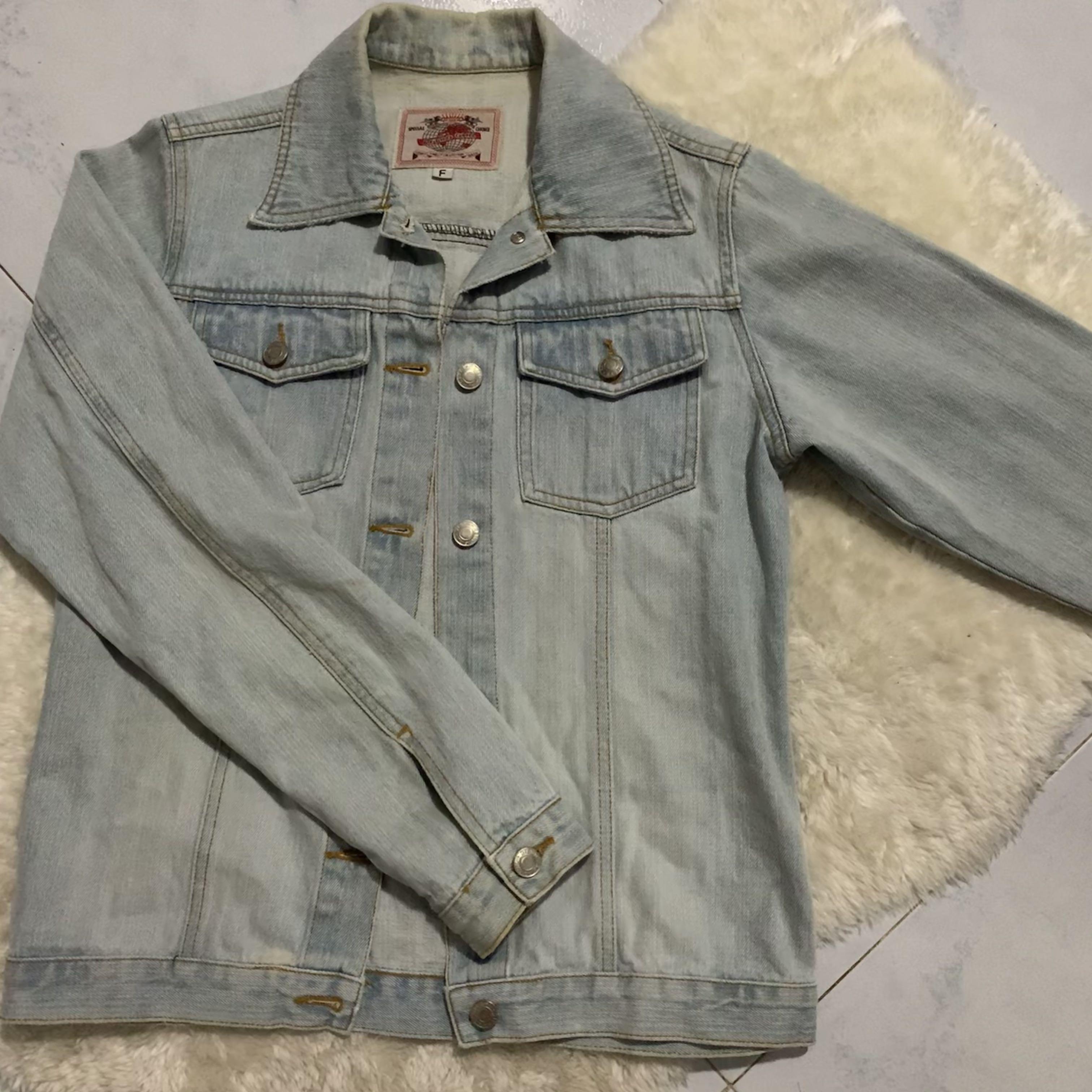 thrifted denim jacket, Women's Fashion, Coats, Jackets and Outerwear on ...