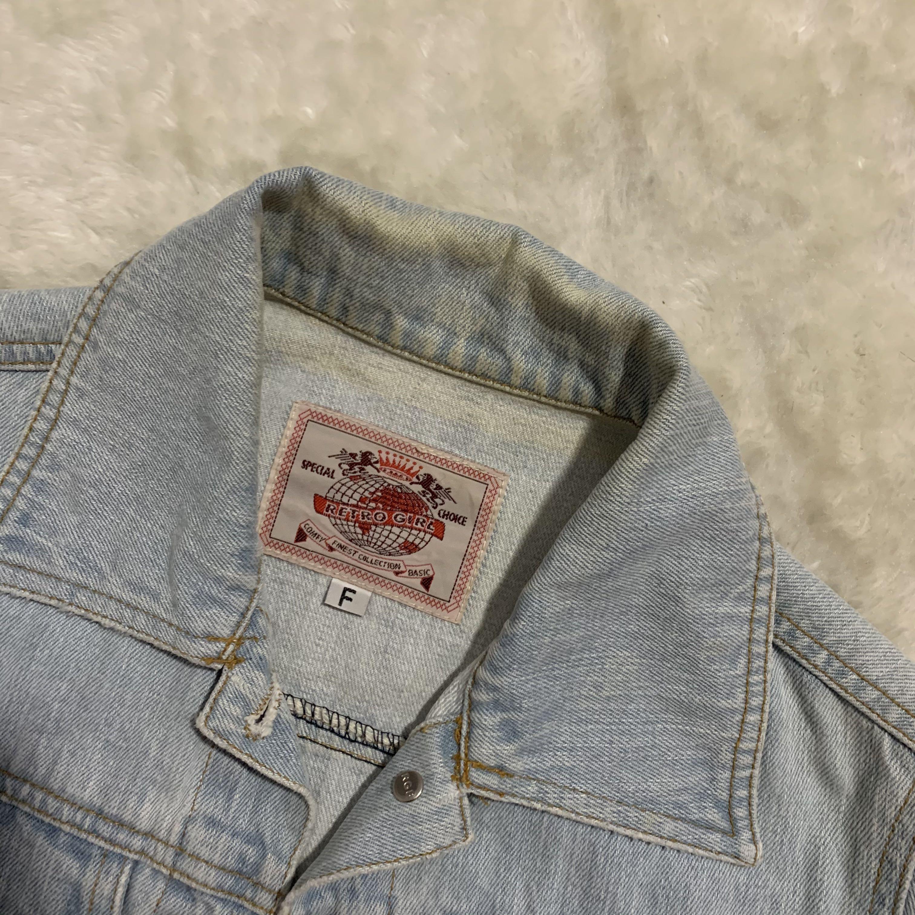 thrifted denim jacket, Women's Fashion, Coats, Jackets and Outerwear on ...