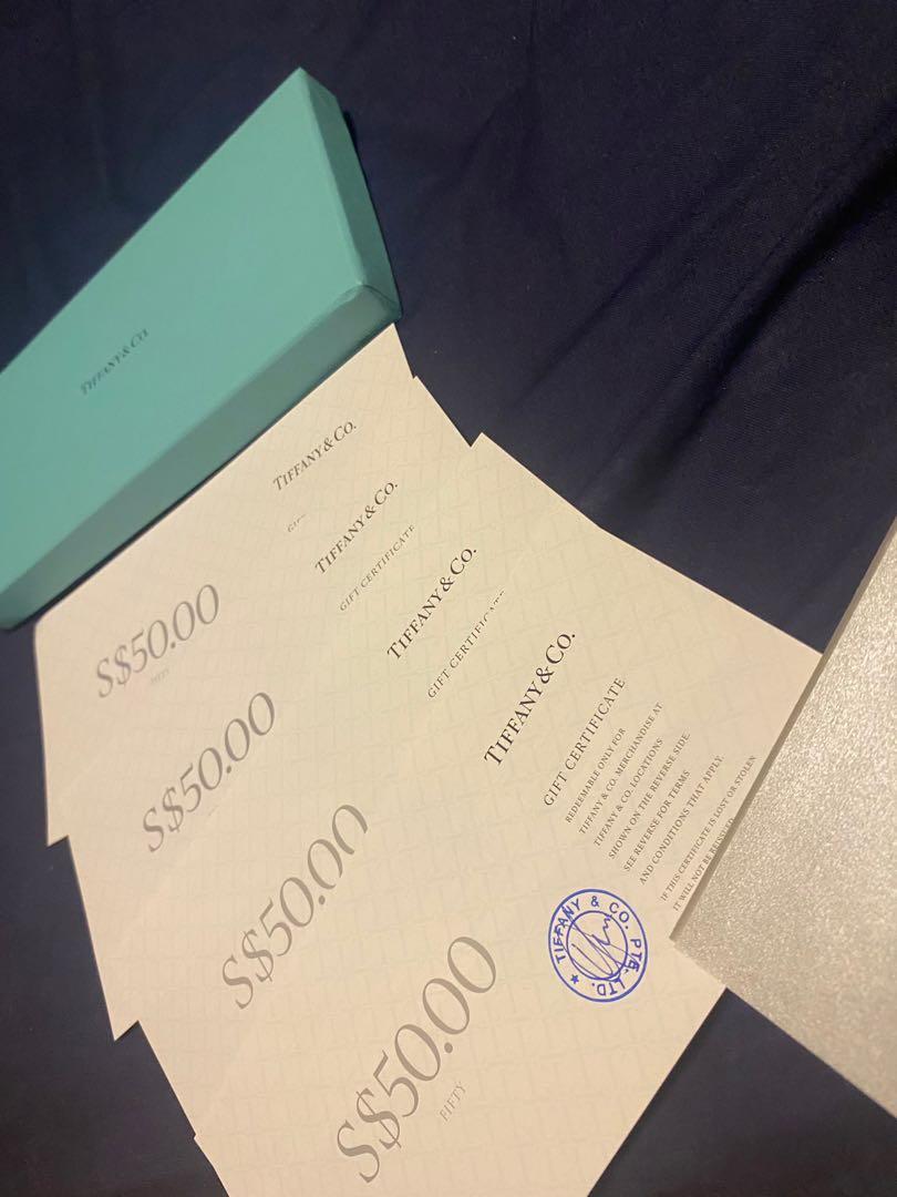 Tiffany & Co, Tickets & Vouchers, Vouchers on Carousell