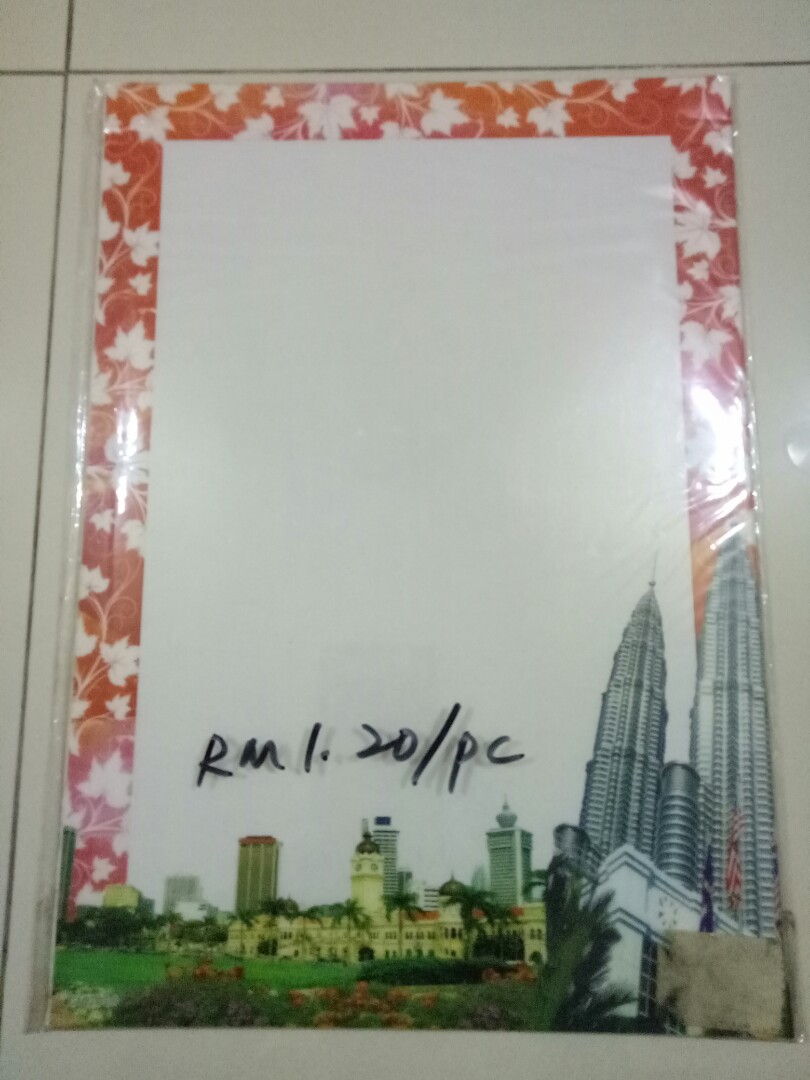 Transparent fancy A4 paper/Twin tower, Hobbies & Toys, Stationery ...