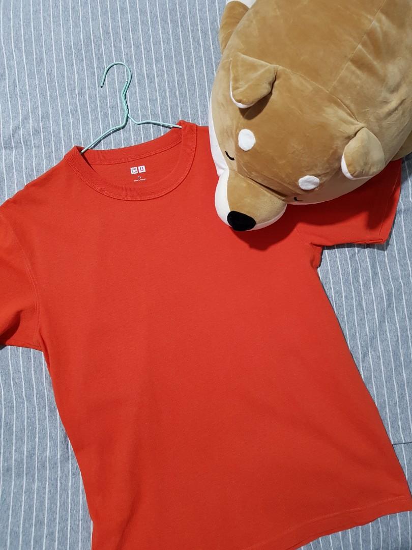 Uniqlo orange shirt, Men's Fashion, Tops & Sets, Tshirts & Polo Shirts ...
