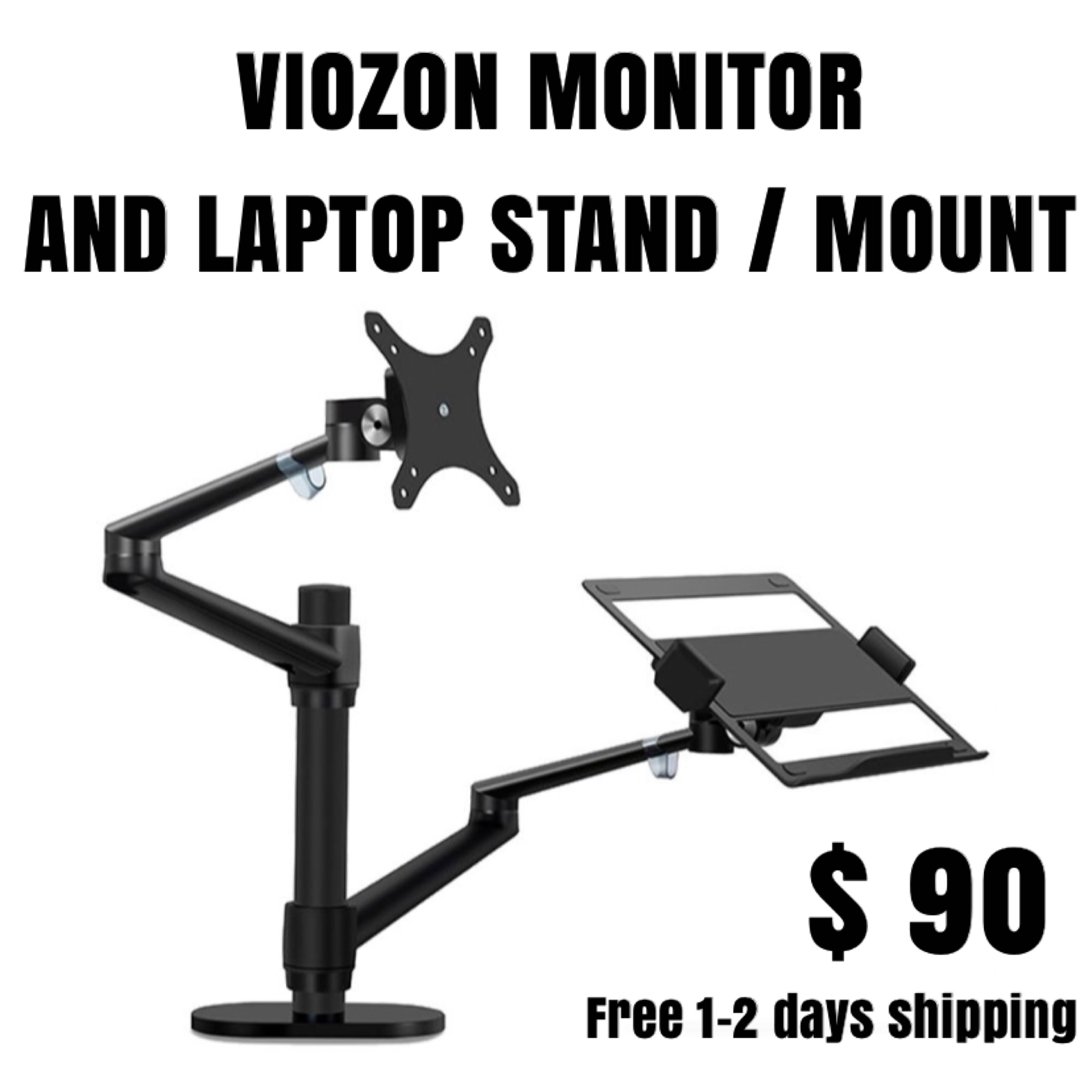 Viozon / UP 2 in 1 Monitor Mount and Laptop | Mount Monitor Arm Monitor ...