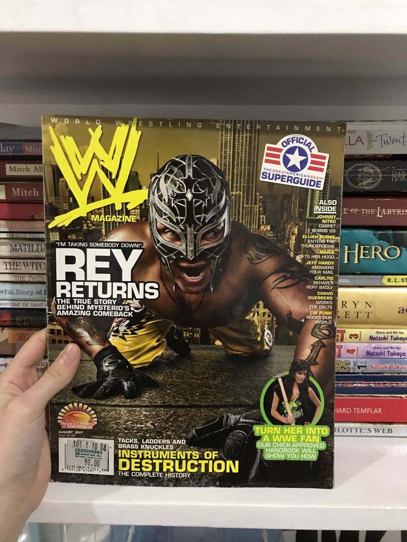 WWE Magazine: Rey Returns, the True Story Behind Mysterio’s Amazing ...