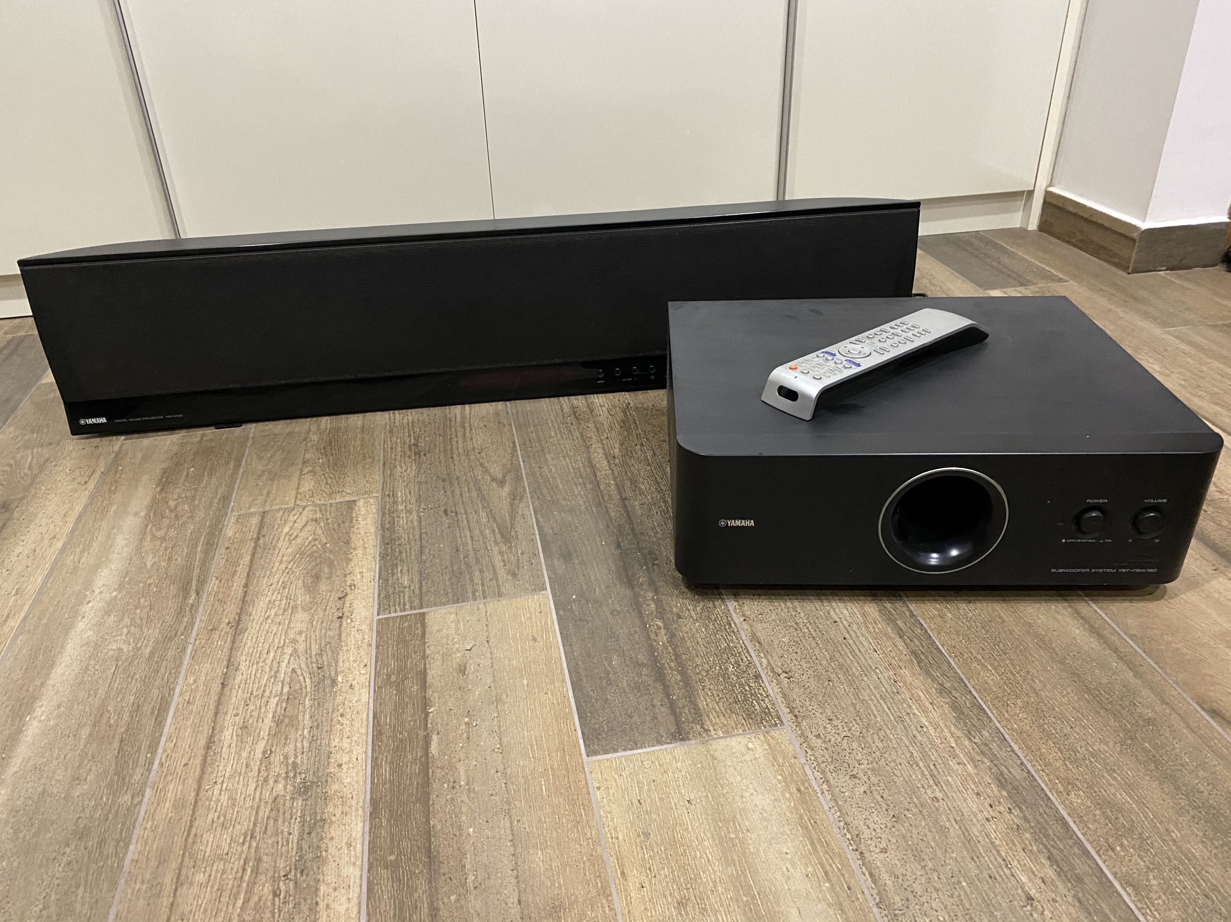 Yamaha YSP4100 Soundbar + Subwoofer, Audio, Soundbars, Speakers ...
