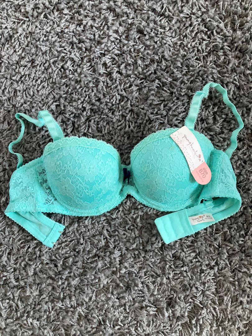 Young Hearts B70 lace bra, Women's Fashion, New Undergarments ...