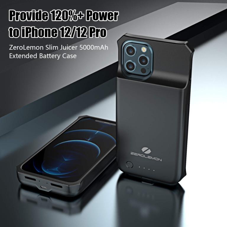 ZeroLemon 5000mAh Battery Case for iPhone 12 & 12 Pro, Mobile Phones ...