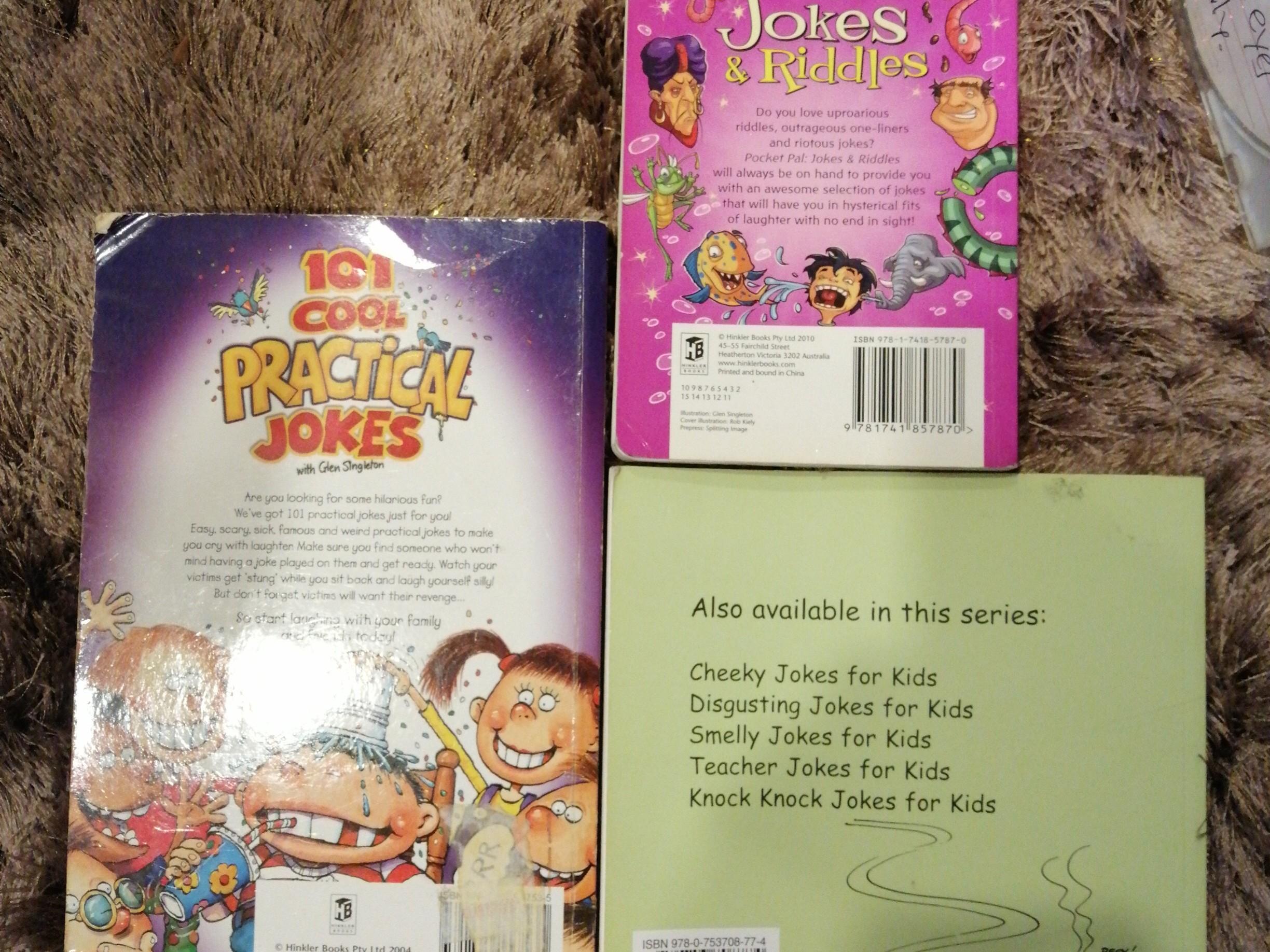 101 Cool Practical Jokes/Jokes & Riddles/Revolting Jokes for Kids ...