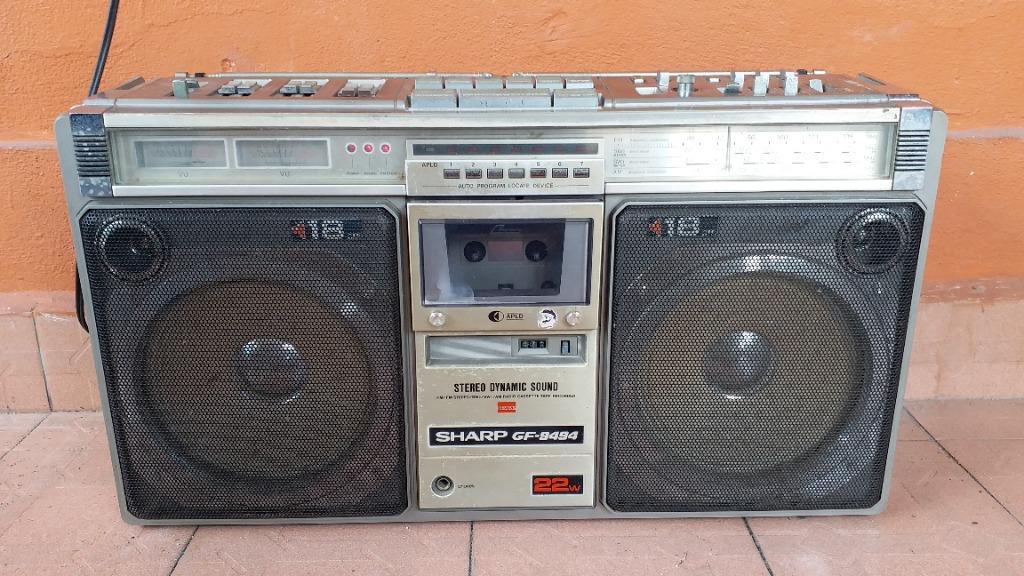 1980s SHARP MINI COMPO BOOMBOX TAPE RADIO ROCK RARE, Hobbies & Toys ...