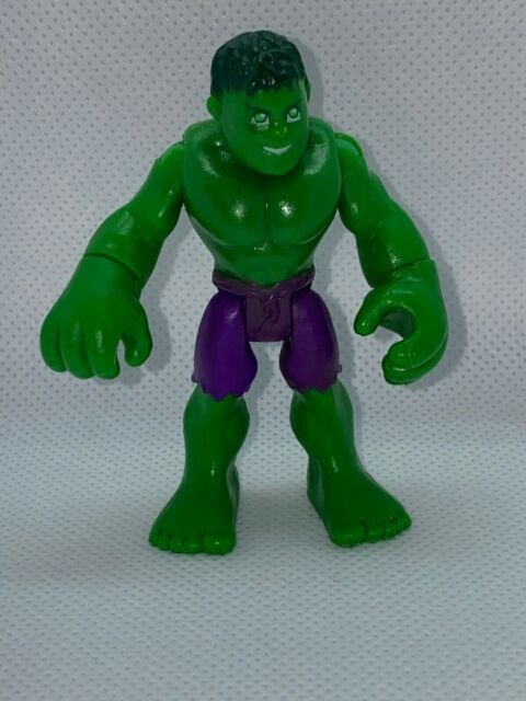 2010 Imaginext Playskool Hulk Action Figure Marvel Hasbro 3" Inches ...