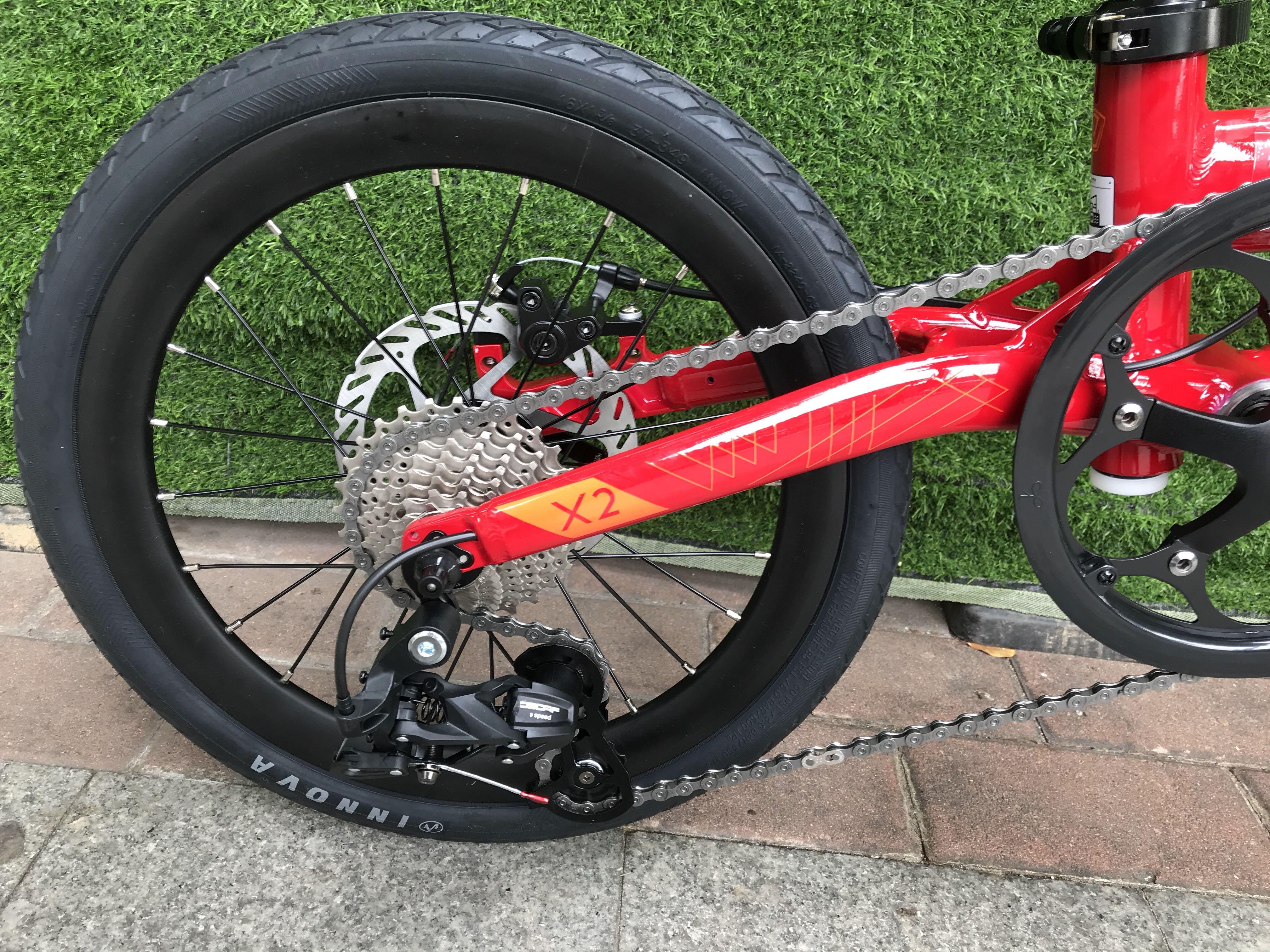 2021 新款 JAVA X2 9S 9速 16吋349 鋁合金碟剎折叠車 送前後蛙燈水架叮叮, 運動產品, 單車及配件, 單車 - Carousell