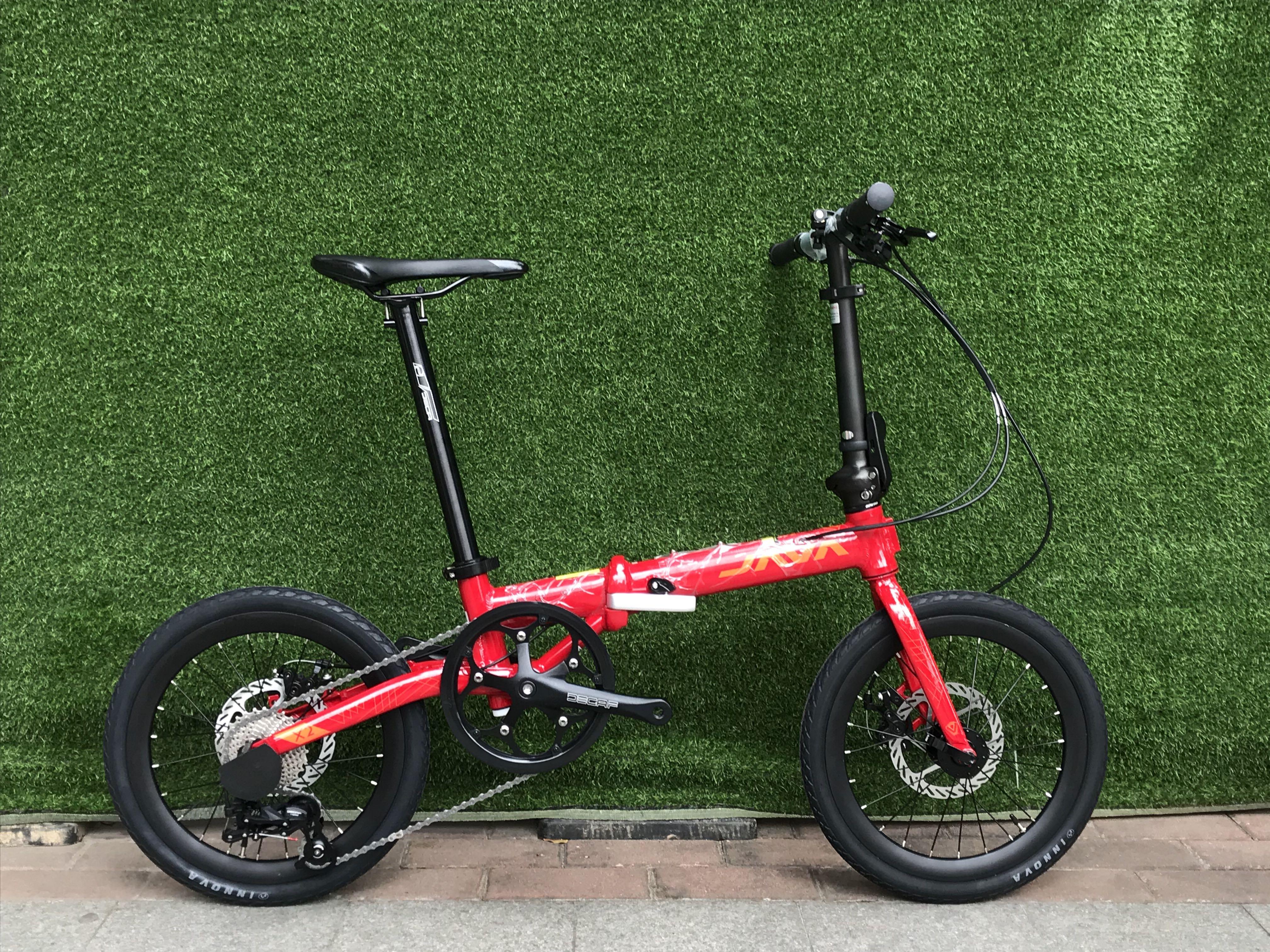 2021 新款 JAVA X2 9S 9速 16吋349 鋁合金碟剎折叠車 送前後蛙燈水架叮叮, 運動產品, 單車及配件, 單車 - Carousell