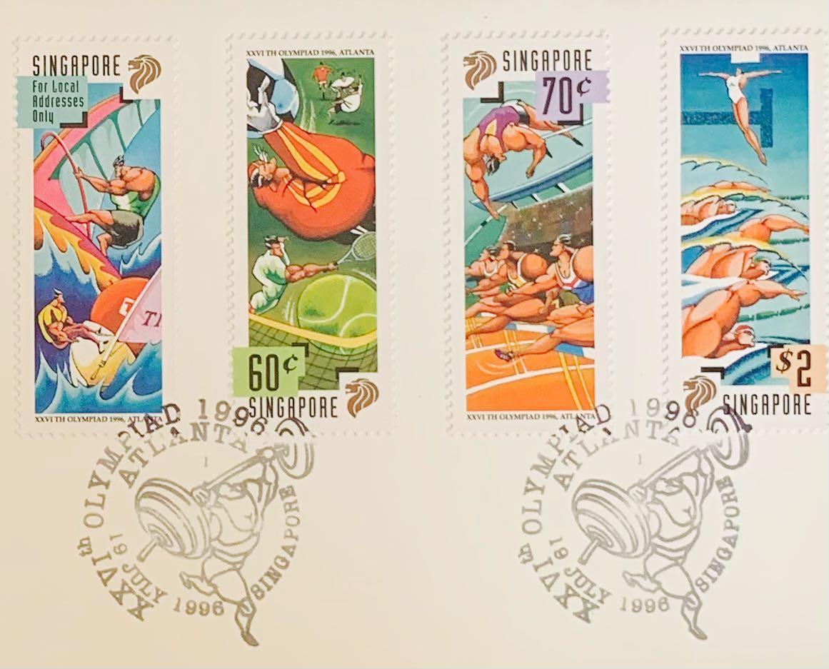 Postage Stamps Art & Collectibles Atlanta 1996 Cententnial Olympics ...
