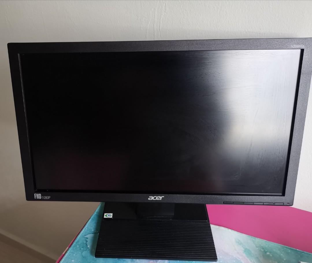 Acer LED monitor 20inch, Computers & Tech, Parts & Accessories, Monitor ...