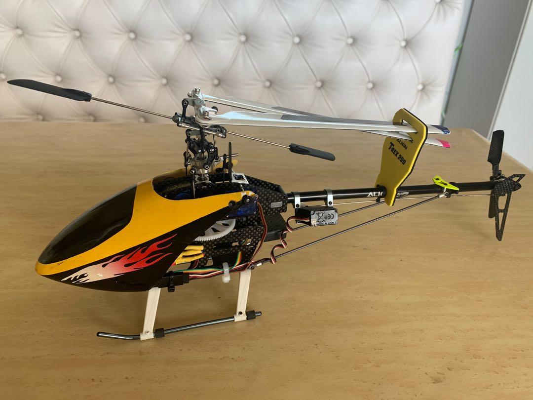 Align Trex 250 Flybar Helicopter, Hobbies & Toys, Toys & Games on Carousell