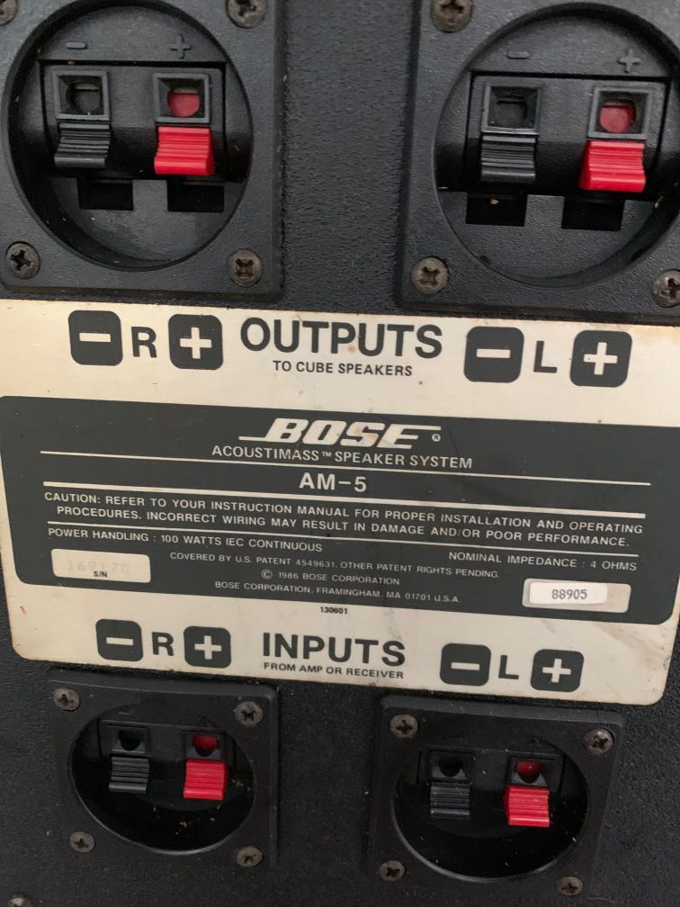 Bose sub woofer, Audio, Soundbars, Speakers & Amplifiers on Carousell