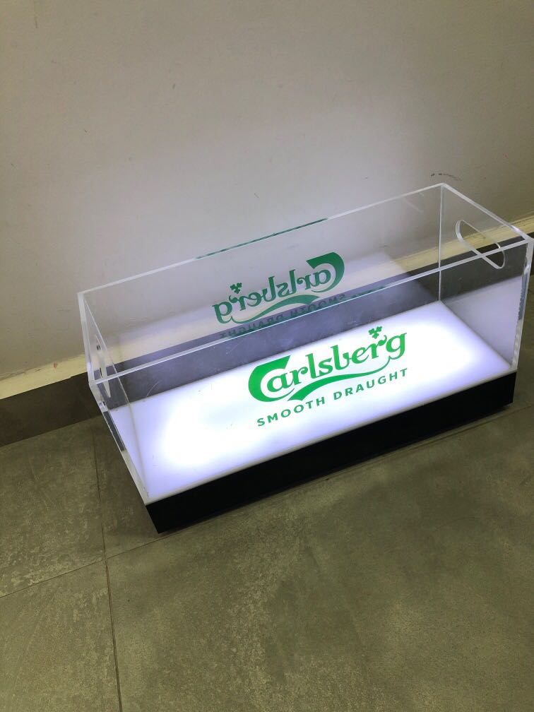 Carlsberg light up ice box, Furniture & Home Living, Kitchenware ...