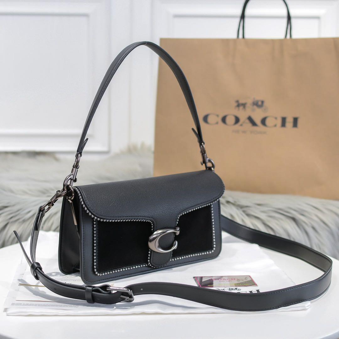 Coach Tabby 26 with Pearl Designs, Women's Fashion, Bags & Wallets ...