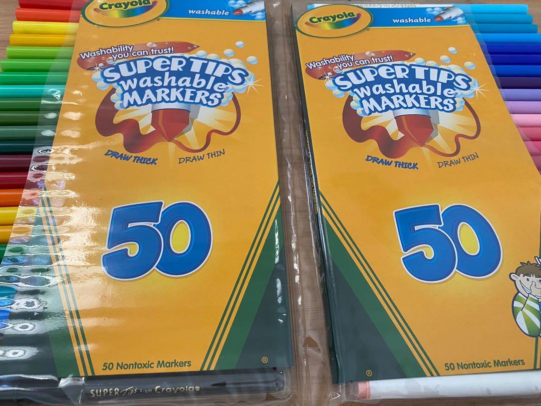 Crayola Supertips - 50, Hobbies & Toys, Stationary & Craft, Craft ...