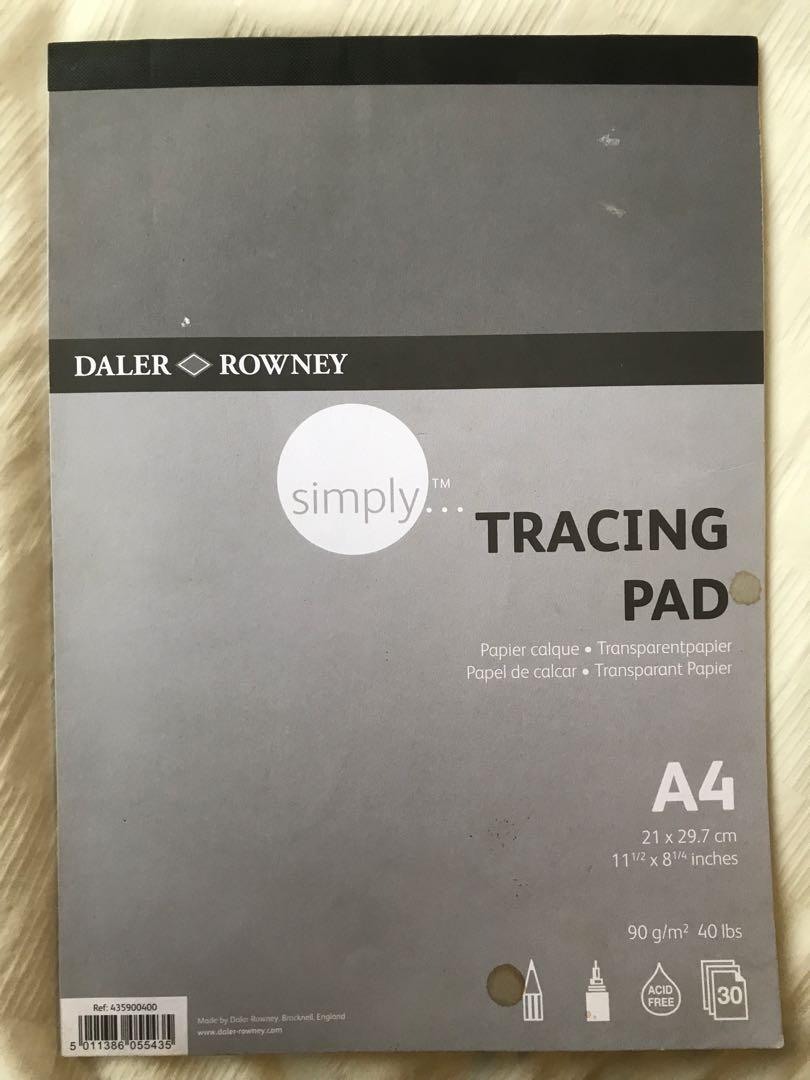 Daler Rowney A3 Layout Paper + free Tracing Paper, Hobbies & Toys ...