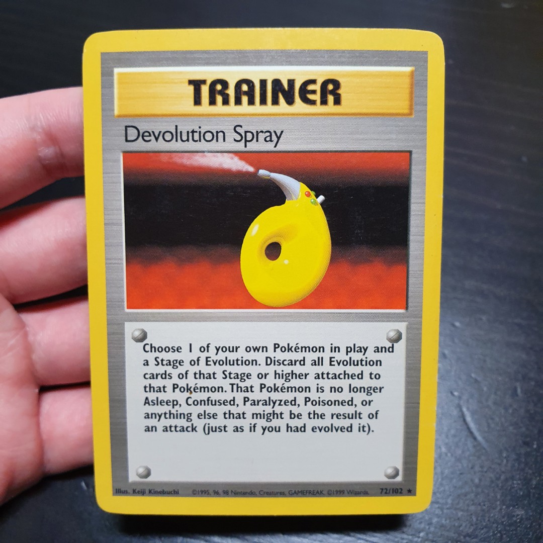 Devolution Spray - 72/102 - Rare Unlimited (Base Set Unlimited Singles ...